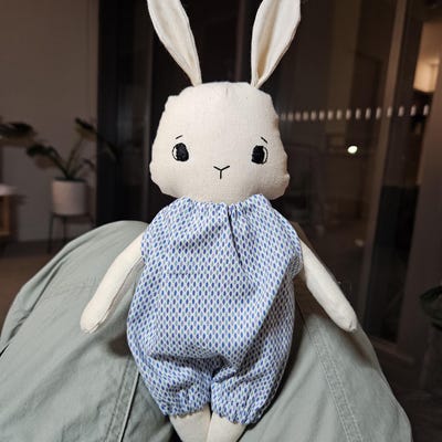 2-in-1 Easter Bunny and Egg Pdf Pattern Sewing Pdf Tutorial Cute ...