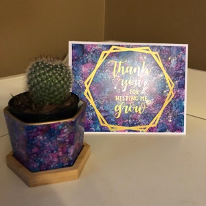 Teacher Appreciation SVG Cut File Thank You for Helping Me Grow ...