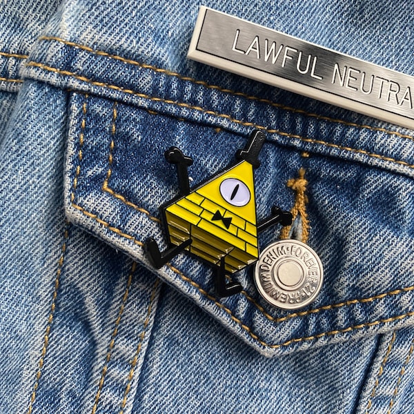 Bill Cipher Soft Enamel Pin - Etsy