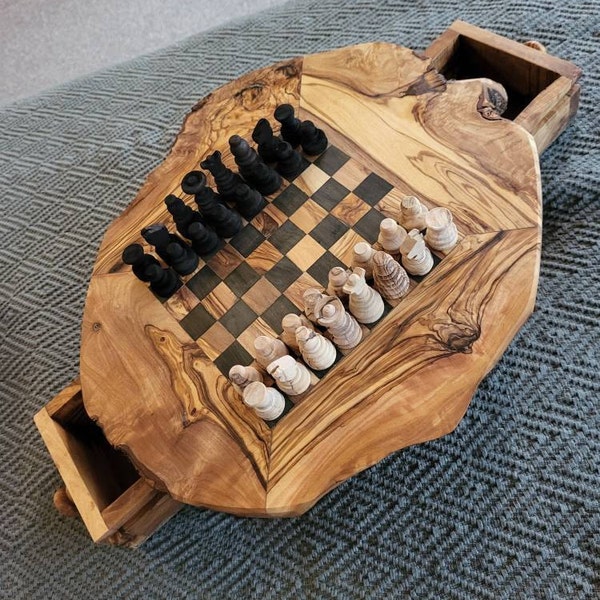 Personalized Chess Set , Chess Board, Chess Set, Wooden Chessboard ...