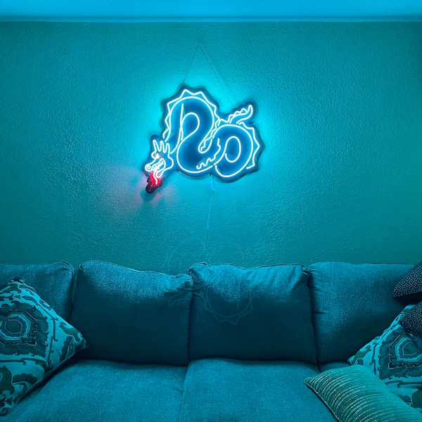 White Dragon Real Neon Sign Scaled Replica From Blade Runner - With ...