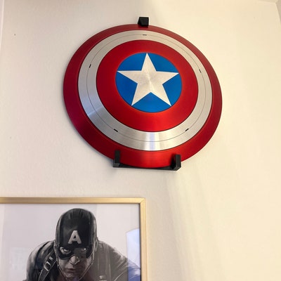 Captain America Shield Wall Mount, Plaque and SECRET FILE - Etsy