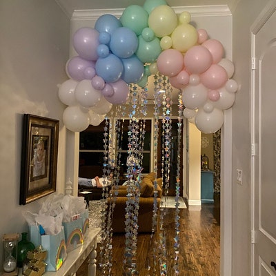 Pastel Rainbow Balloon Garland Kit Rainbow Balloon Arch Pastel Rainbow ...