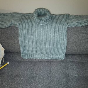 Color Block Jumper Knitting Pattern PDF | Easy Knit Sweater Pattern ...