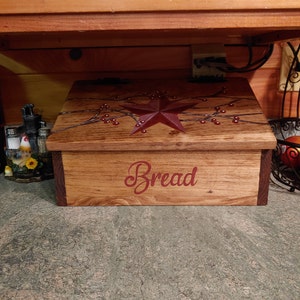 Bread Box, Wooden Bread Box, Primitive Bread Box, Primitive Decor ...