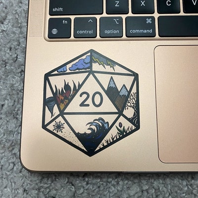 Elemental D20 Decal Sticker - Etsy