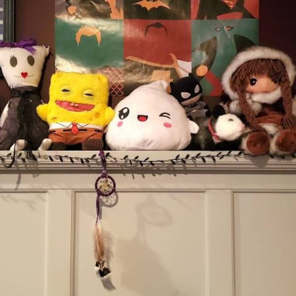 Black Leaf Fairy Lights - Gothic Wedding Table Decor Garland - Dark ...