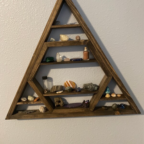 Hexagon/triangle Display Shelf - Etsy