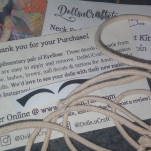 NECK String & LIMB Restringing Kit Repair Dolls Like American Girl ...