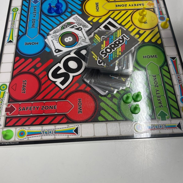 Sorry Board Game Replacement Pieces Parts Pawns Movers 16 Red Green ...