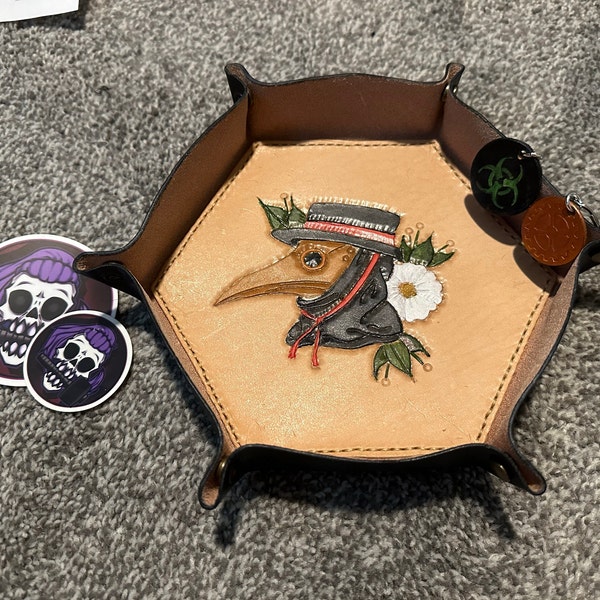 Handmade Leather Plague Doctor Mask With Custom Color Options - Etsy