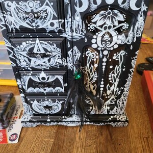 Custom GOTH Gothic Black Wooden Plastic Storage BOX Decorative - Etsy