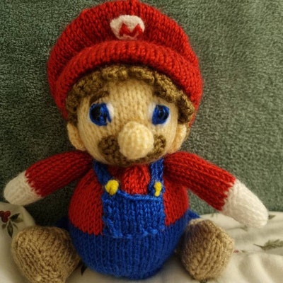 KNITTING PATTERN Mario the Super Plumber Inspired Choc Orange Cover ...