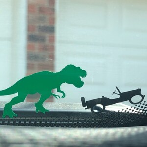 T-rex Sticker, Car Window Sticker, Tyrannosaurus Rex Sticker, Dinosaur ...