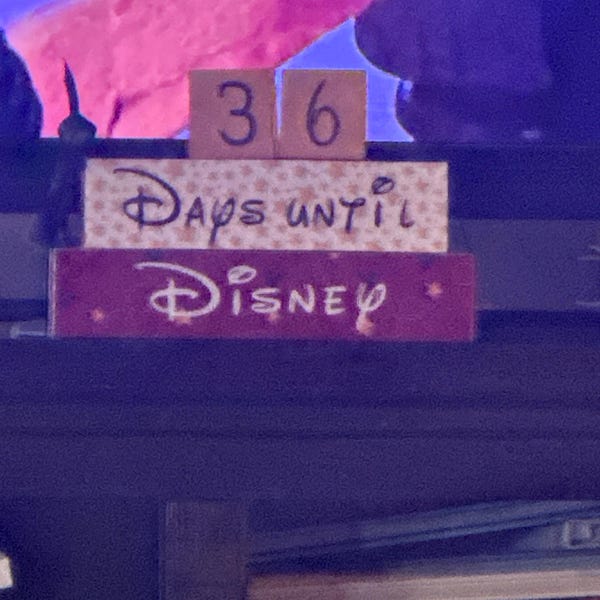 Disney Countdown, Disney World Countdown, Disneyland, Countdown Blocks ...