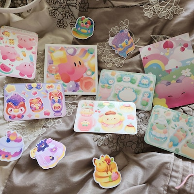 Kuro Stickers Cute Stickers Vinyl Sticker Sheet Japanese Characters - Etsy