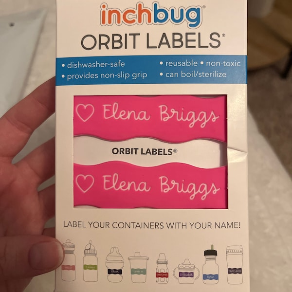 Personalized Orbit Labels 2.0 for Baby Bottles and Sippy Cups by ...