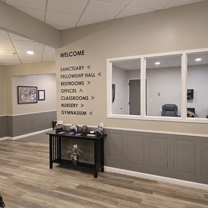 Vinyl Decal | "welcome + Directional Signs" | FULLY CUSTOMIZABLE | Door ...