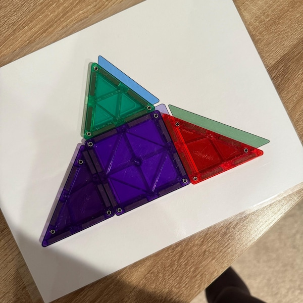 Wooden Block Flashcards - Building Blocks - Patterns, Shapes, Colors ...