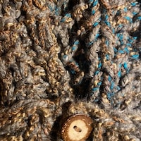 KNITTING PATTERN PDF Only Beginner 3 Button Rustic Scarf - Etsy Canada