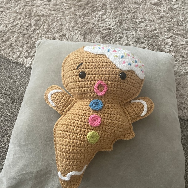 Gingerbread Boy Crochet Pattern - Etsy