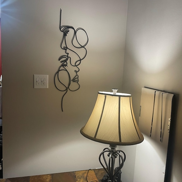 Metal Faces Wall Art,metal Wall Art,metal Wall Decor, Abstract Home ...