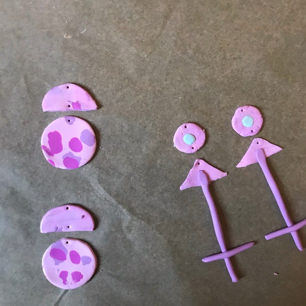 DIY Polymer Clay Earring Kit, Make Your Own Earrings Craft Kit ...