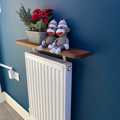 Handmade Radiator Shelf, Made From Solid Wood, Rustic Style to Add ...