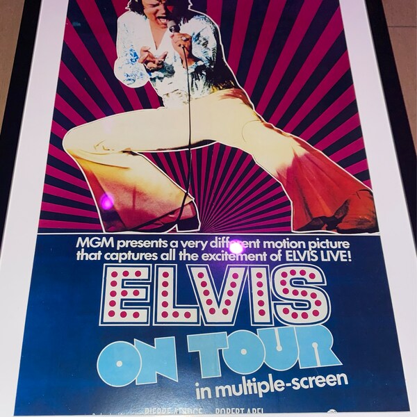 Elvis on Tour 1972 Cult Movie Poster Reprint 18x12 Inches Approx. - Etsy