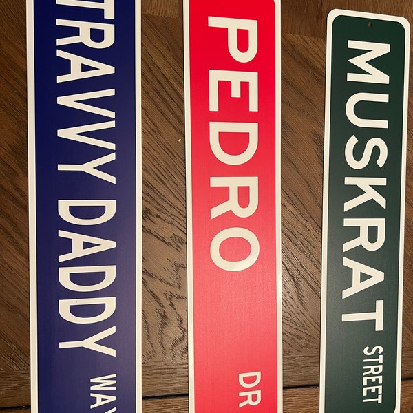 Custom Street Sign, Metal Street Sign, Personalized Street Sign, Make ...