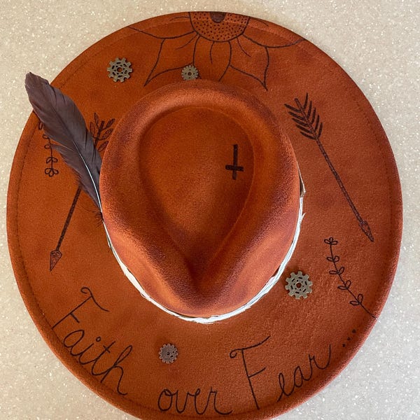 Toyo Straw Panama Hat or Wide Brim Fedora With Vented Crown and Black ...