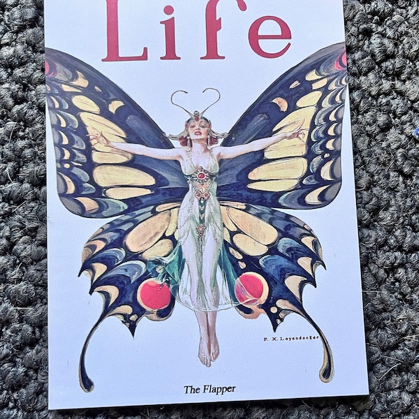 Life Magazine Cover | the Flapper | Feb 2,1922 | Museum Quality Print ...