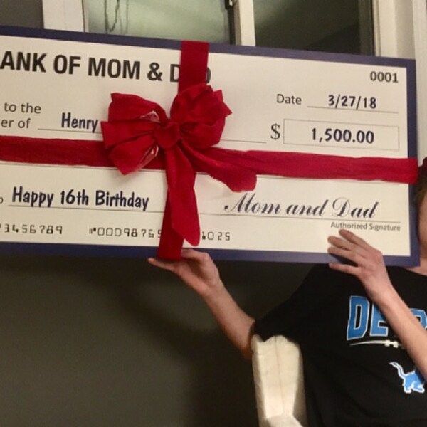 Giant Check - Custom Novelty Check, Jumbo Check, Dry Erase, Printed ...