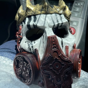 NUCLEAR KING resin Full-face Skull Gas Mask - Etsy