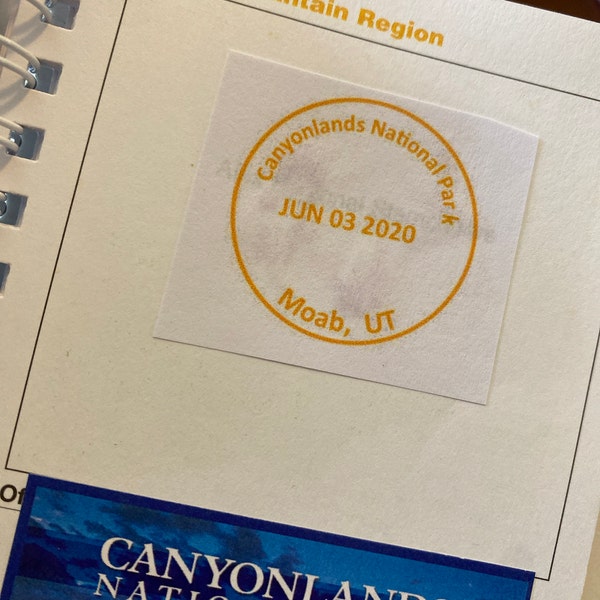 The Original Digital National Park Cancellation Stamps Template in ...