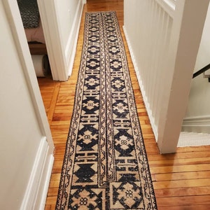 2'8 X 14' Long Runner Antique, Herki Rug 3x14 Runner, Orange 3x14 ...