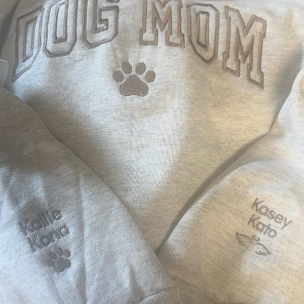 Embroidered Cool Moms-dads Club Sweatshirt, Mama Sweater, Mother's Day ...