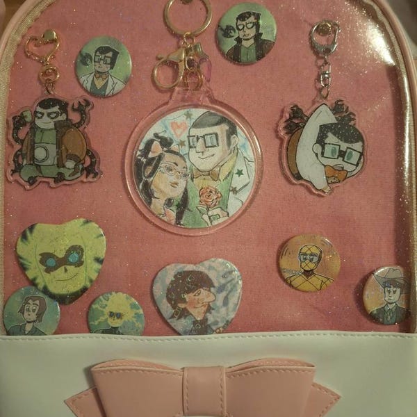 Zoe Rock Sand Webcomic OC Pins - Etsy