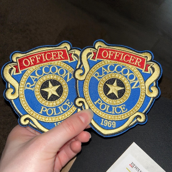 Resident Evil RPD Raccoon Police Department Embroidered Patch Uniform ...