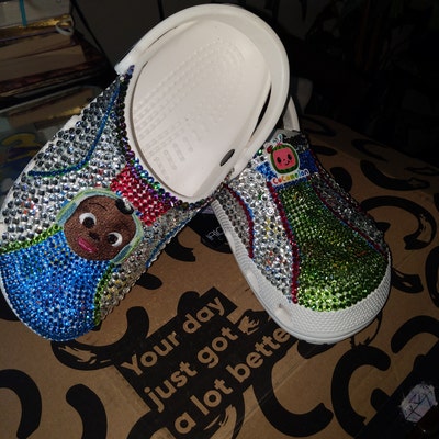 Adult-diamonds & Pearls-custom Embellished Crocs 100% Customizable - Etsy