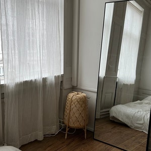 Cotton Muslin Blind Flat Curtain Egyptian Cotton Max Length - Etsy