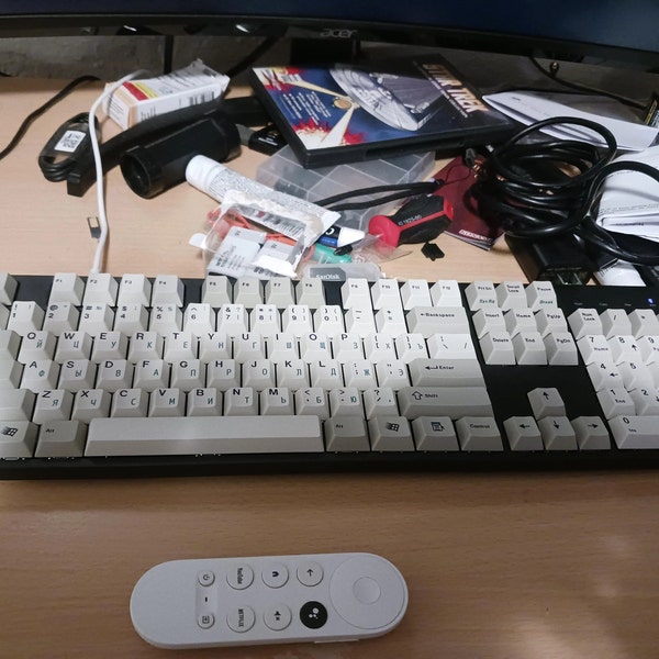 FREEZE Vintage Keycap Set for Mechanical Keyboards, Classic Beige ...