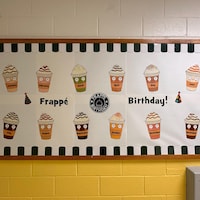 Starbooks Coffee Shop Reading Bulletin Board Classroom/door Decor for ...