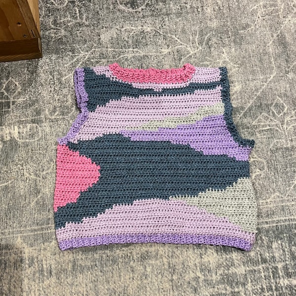 PDF Valley Vest Crochet Pattern - Etsy