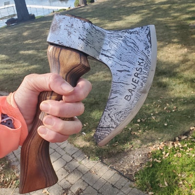 Odin Hand Forged Axe Viking Axe Custom Hand Forged Axe - Etsy