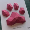 Geometric Papercraft Sabertooth Cat Low Poly Animal - Etsy