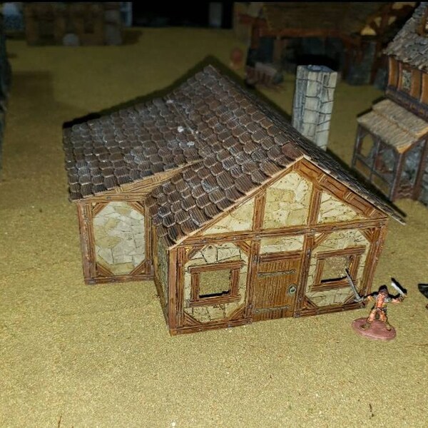 Dnd General Store Village Tabletop Terrain Miniature RPG D&D Dungeons ...