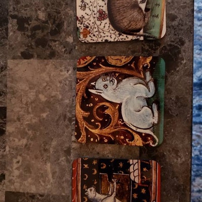 Penis Stealing Cat Coasters Set of 4 - Etsy