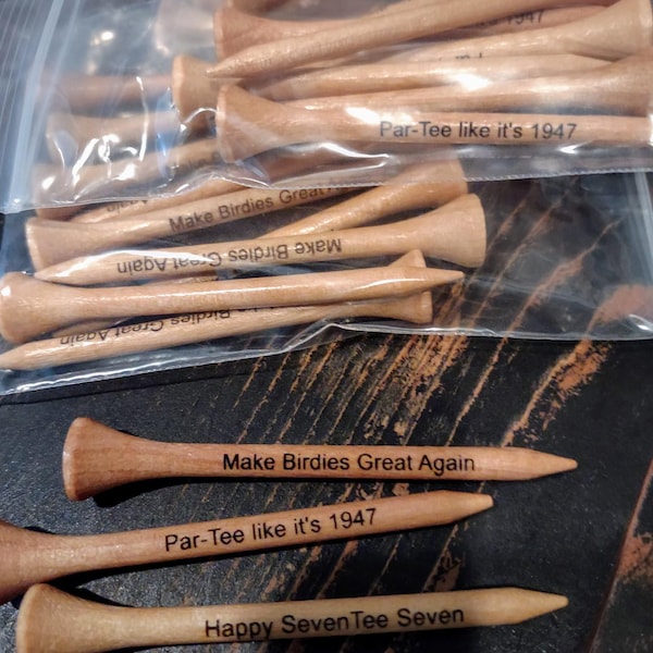 Personalized Golf Tees - Laser Engraved Golf Tee - Custom Golf Tees - 3 ...