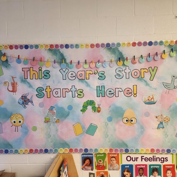 Back to School Bulletin Board Kit | Storybook Classroom Theme ...